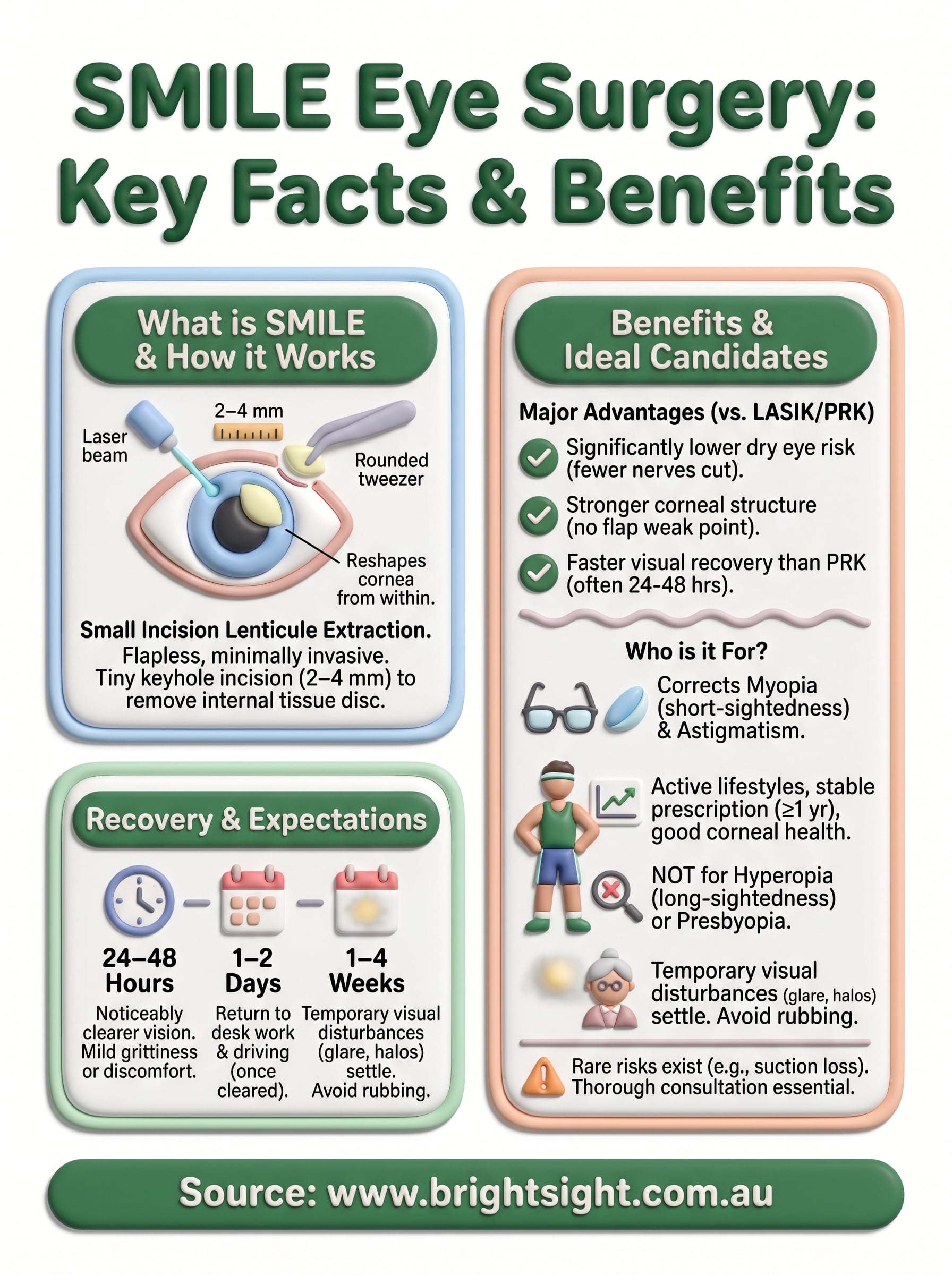What Is SMILE Eye Surgery? Benefits, Risks And Recovery - Bright Sight ...