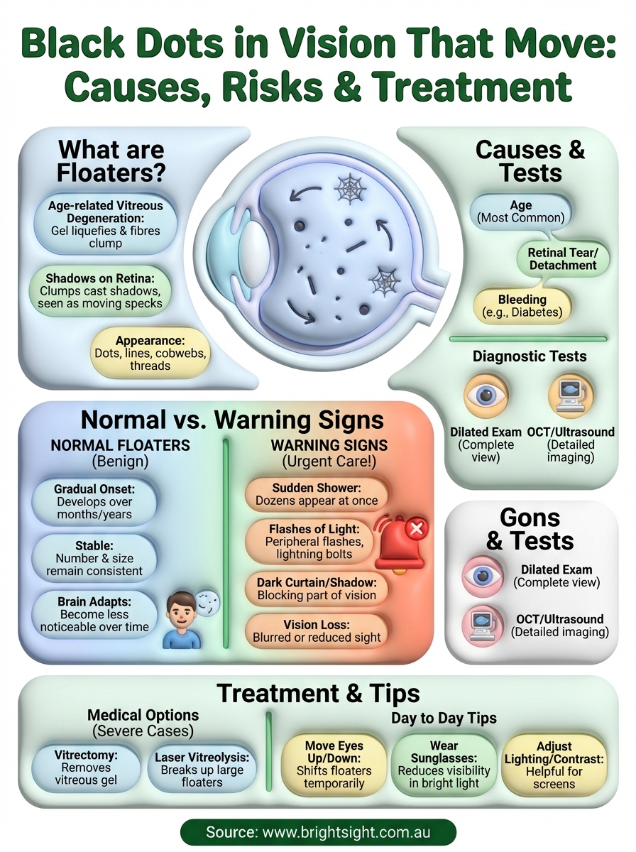 Black Dots in Vision That Move: Causes, Risks & Treatment - Bright ...
