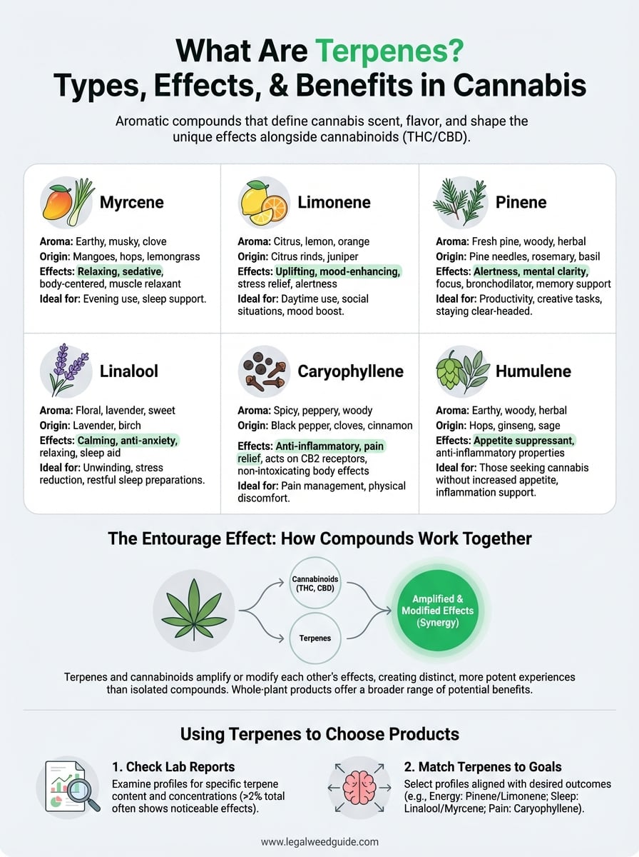 What Are Terpenes? What are the Benefits in Cannabis - Legal Weed Guide