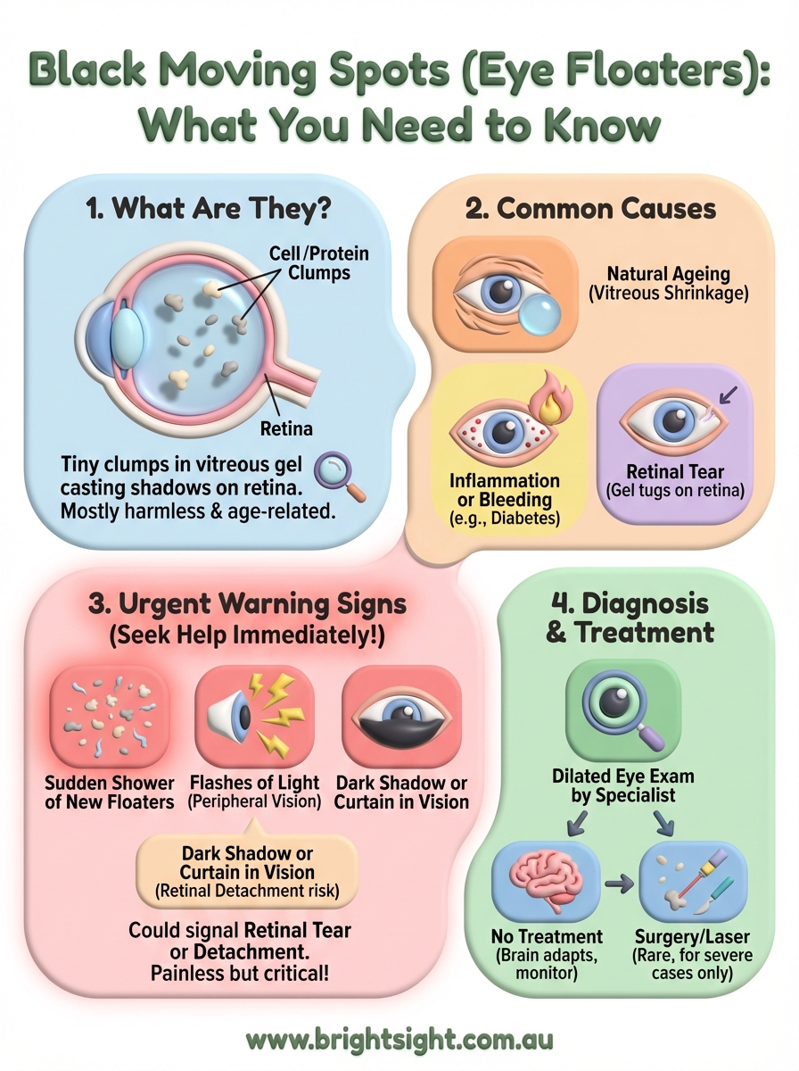 What Are Black Moving Spots in Vision? Causes & Treatment - Bright ...