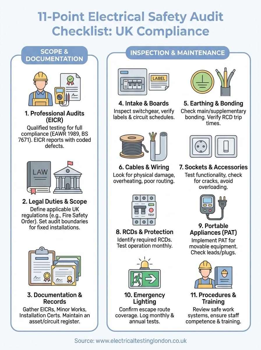 Electrical Safety Audit Checklist: 11 UK Compliance Checks | Electrical ...