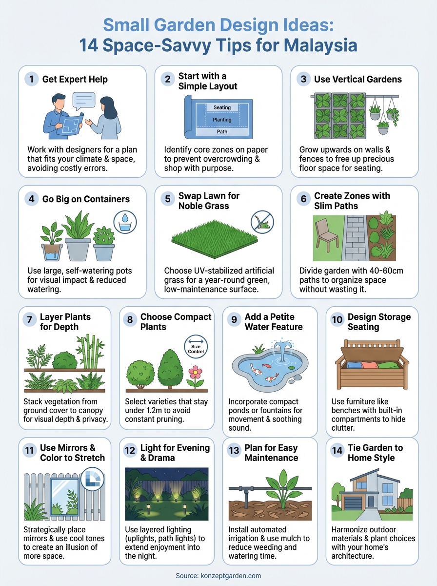 Small Garden Design Ideas: 14 Space-Savvy Tips for Malaysia | Konzept ...