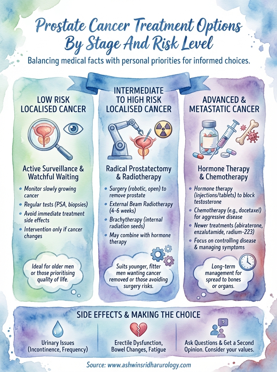Prostate Cancer Treatment Options By Stage And Risk Level - Ashwin Sridhar