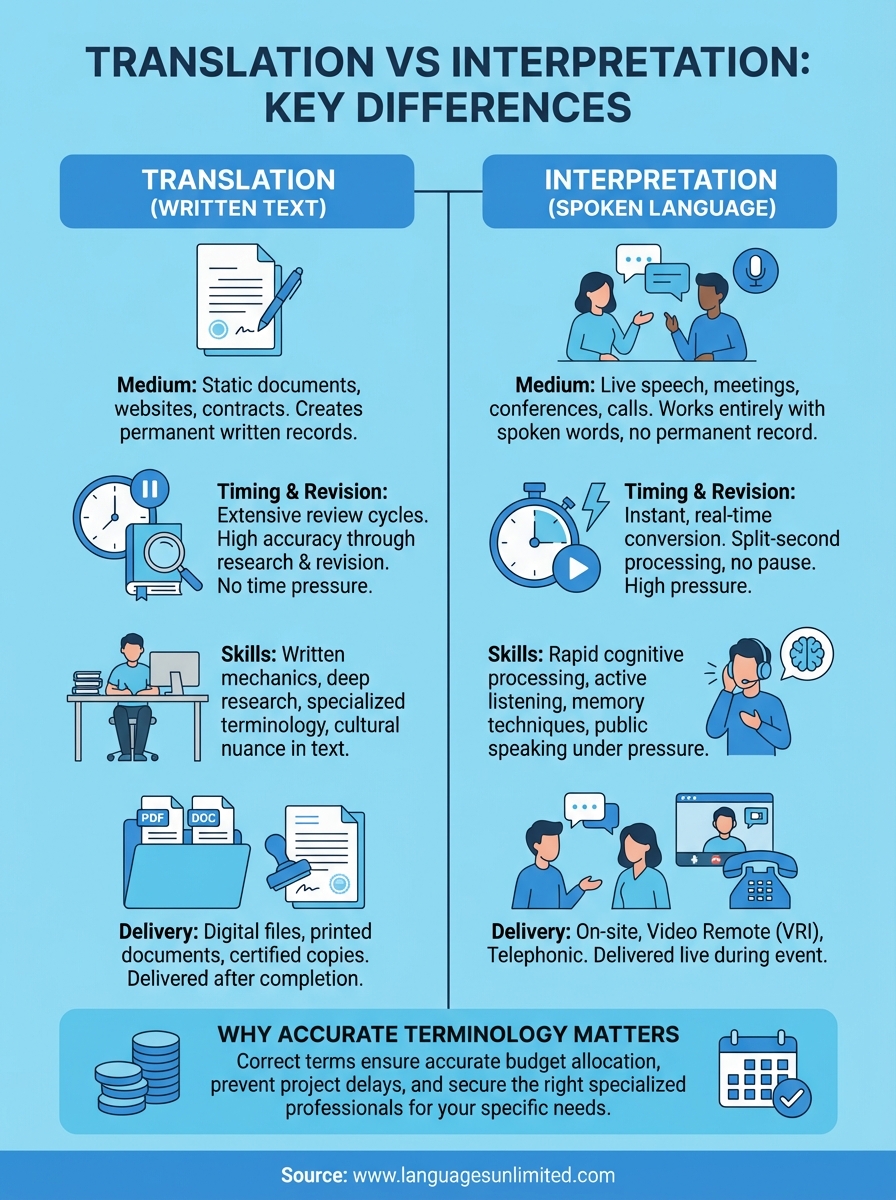 Difference Between Translation and Interpretation Explained - Language ...