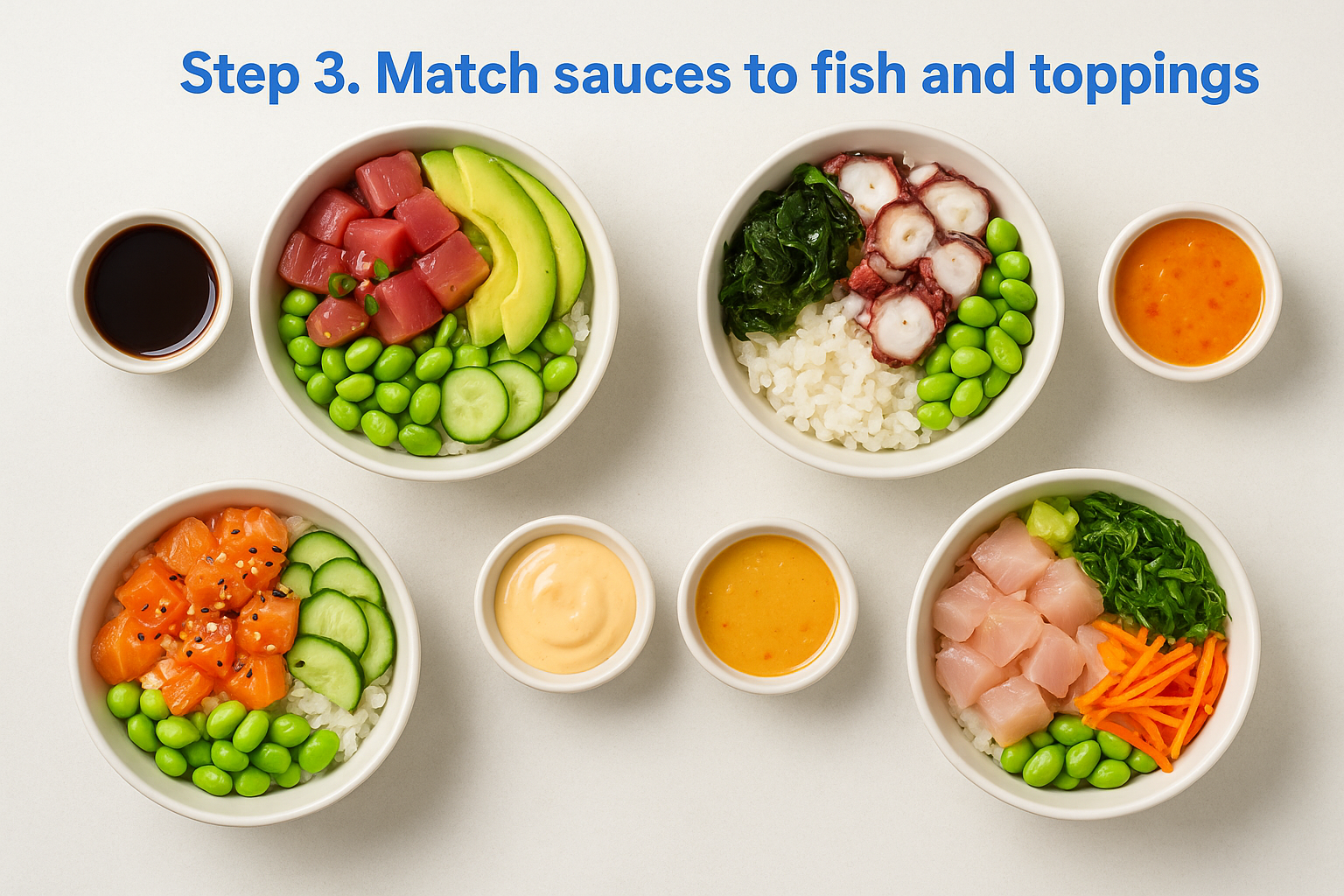 Poke Bowl Sauce Recipes: 8 Quick Sauces, Classic To Spicy - Menehune ...