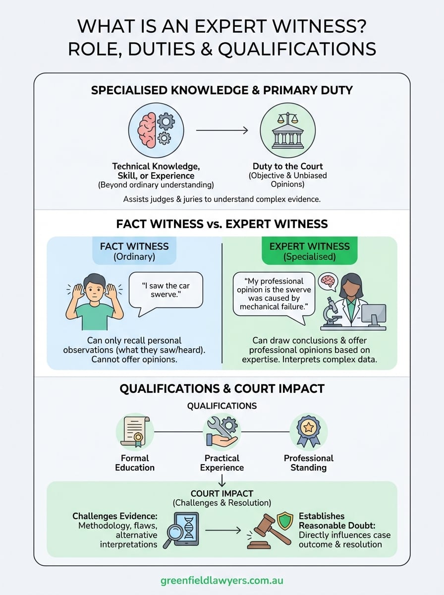 What Is An Expert Witness? Role, Duties And Qualifications - Greenfield ...