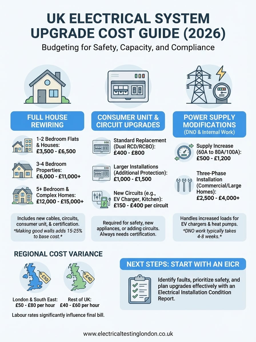 Electrical System Upgrade Cost: UK Price Guide (2026) | Electrical ...