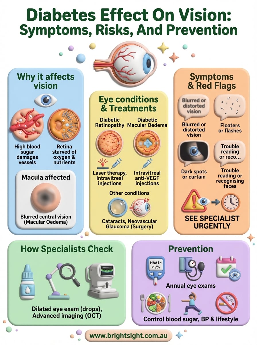 Diabetes Effect On Vision: Symptoms, Risks, And Prevention - Bright ...