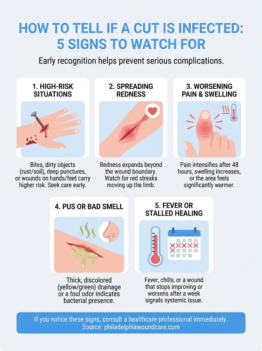 How To Tell If Cut Is Infected: 5 Signs To Watch For - Philadelphia ...