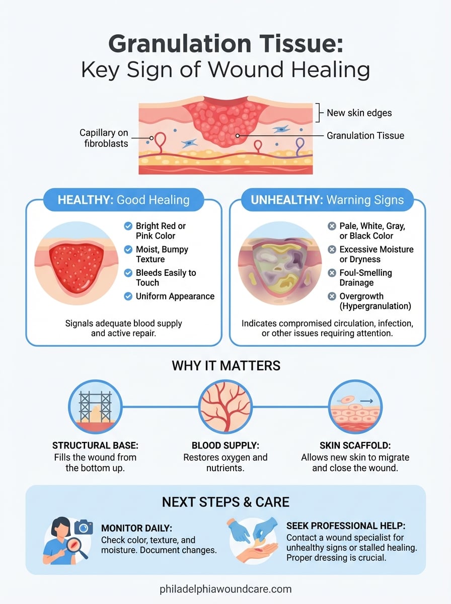 Granulation Tissue Wound: What It Looks Like And Means - Philadelphia ...