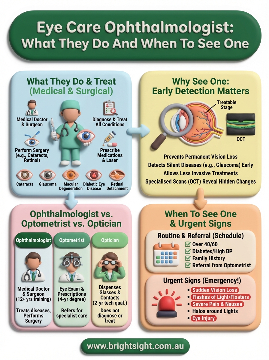 Eye Care Ophthalmologist: What They Do And When To See One - Bright ...