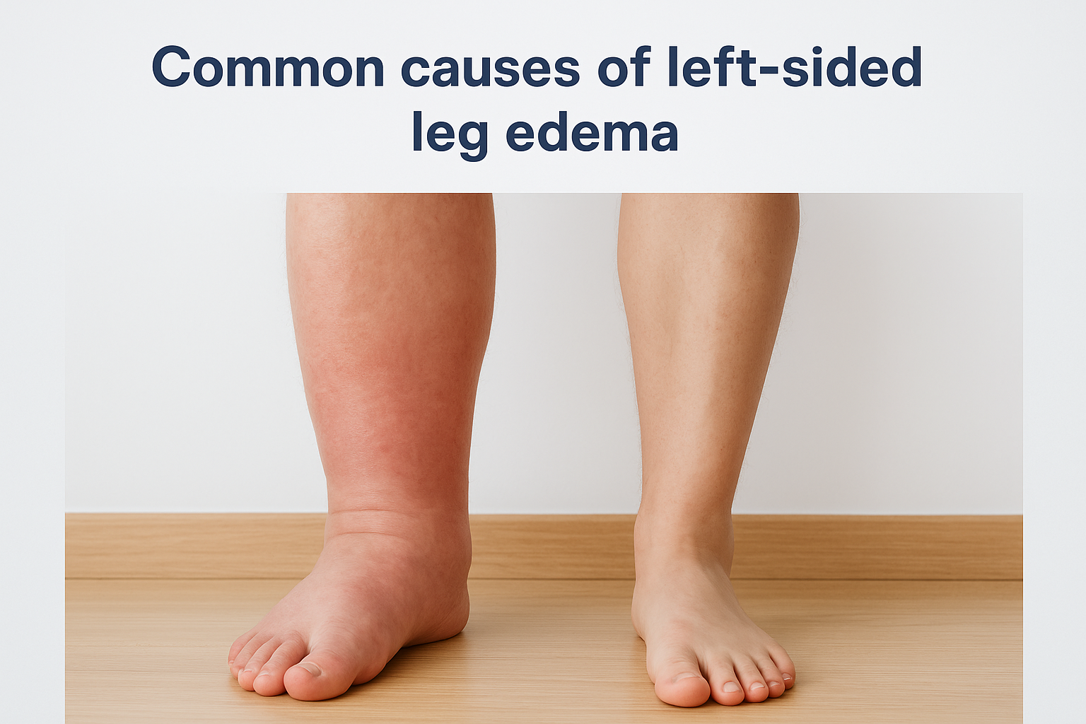 Left Extremity Edema: Causes, Symptoms, And When To Worry ...