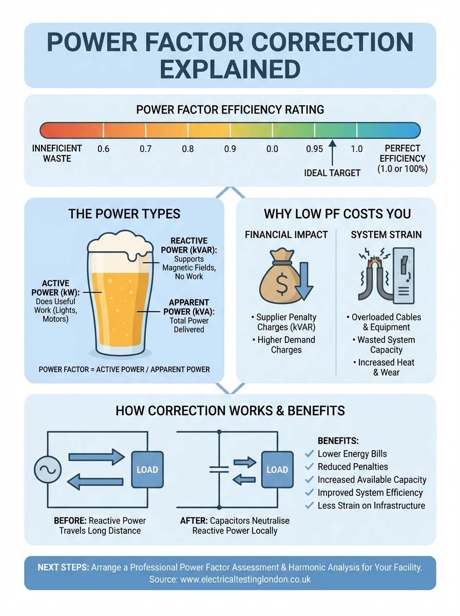 Power Factor Correction Explained: How It Works & Benefits | Electrical ...