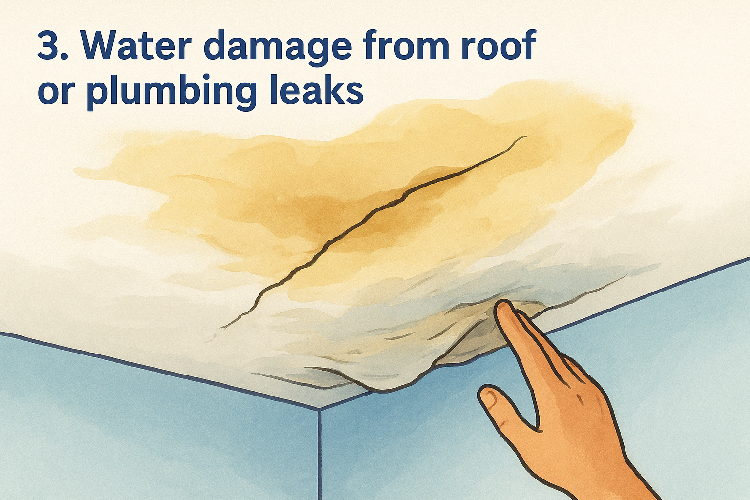 What Causes Ceiling Cracks? 5 Common Causes & Red Flags